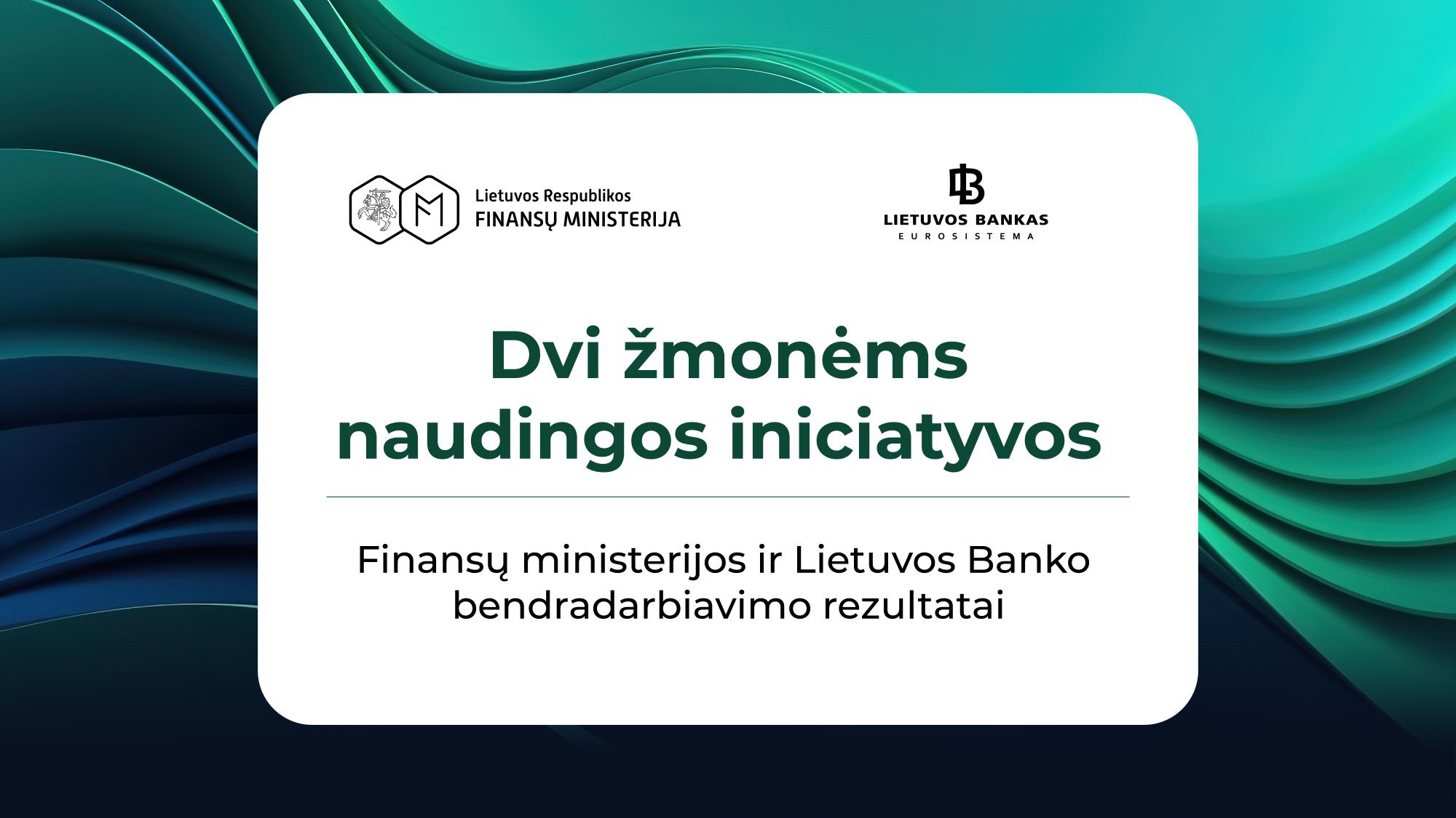 Finansų ministerijos ir Lietuvos Banko spaudos konferencija ...