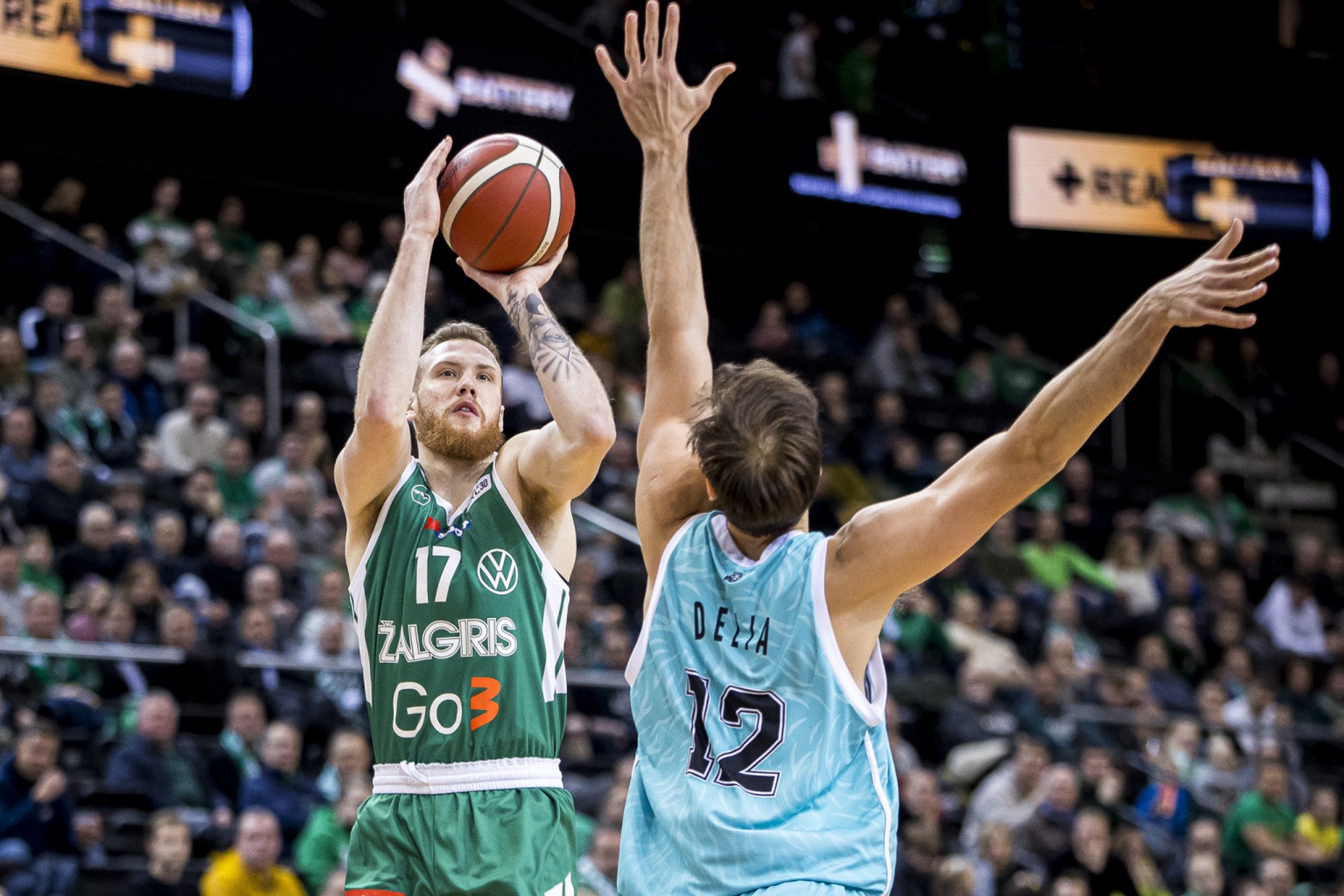 „Vilkai“ prieš „Žalgirį“ kandžiojosi iki pat pabaigos, bet liko be ...