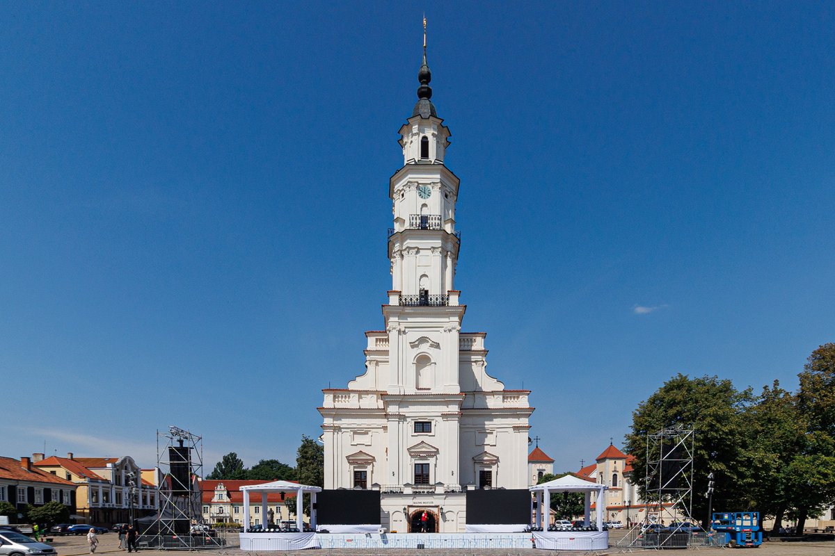 Po rekonstrukcijos atidaryta Kauno rotušė: pristatė įgyvendintus ...