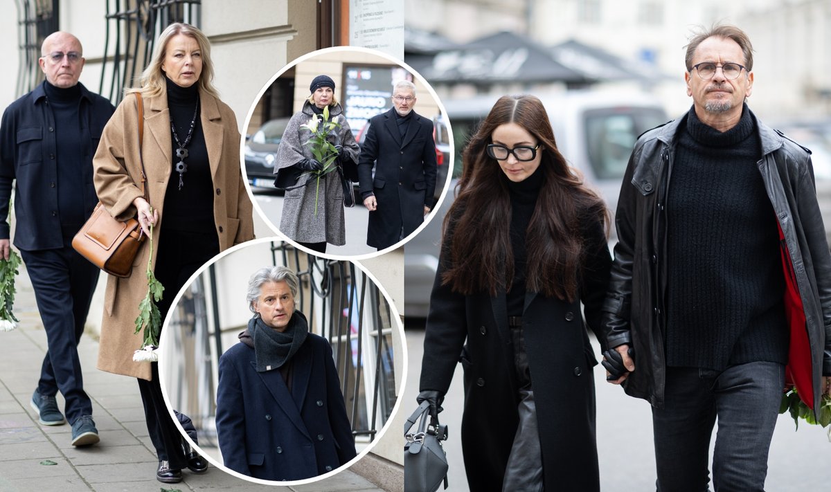 Atsisveikinti su Kostu Smoriginu garsūs žmonės plūsta ir antrą dieną ...