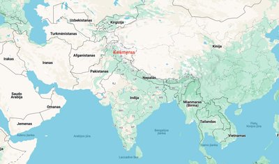 Kodėl Indija ir Pakistanas nesutaria dėl Kašmyro? - Delfi
