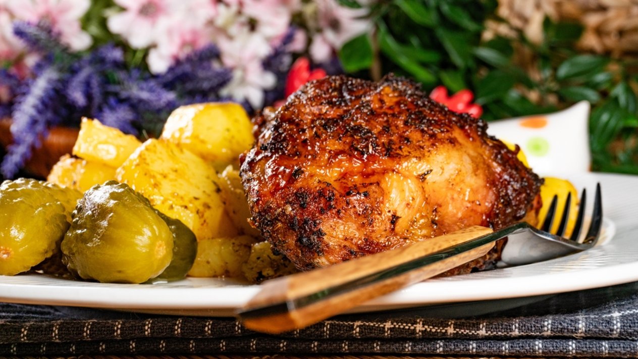 Grilyje kepta vištiena su mangų salsa ir bulvėmis – dienos topas ...