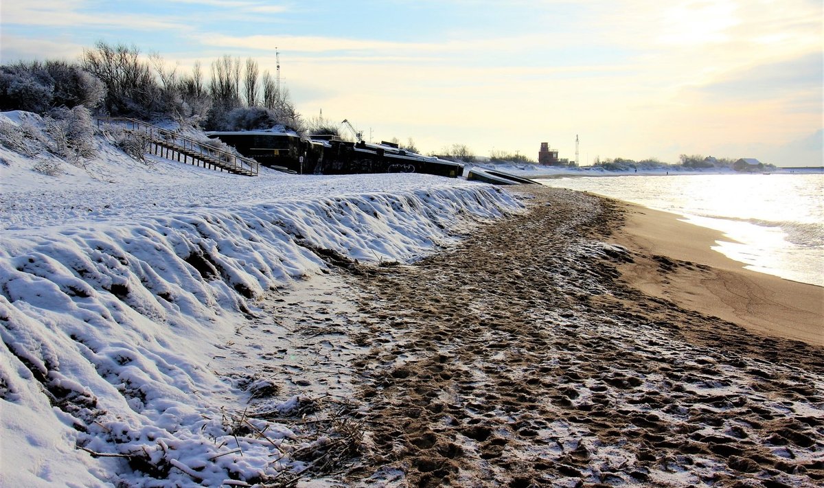 Klaipėdos paplūdimyje aptiko žmogaus kaulus - Delfi