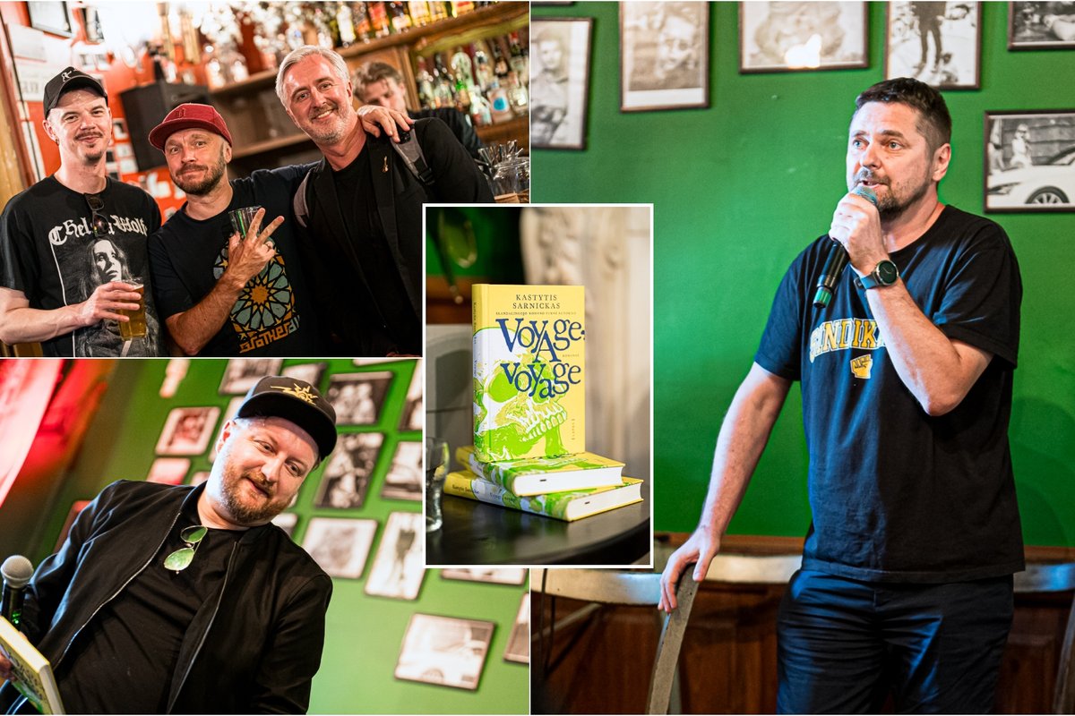 Kastytis Sarnickas-Kastetas pristatė naują literatūros hitą – romaną ...