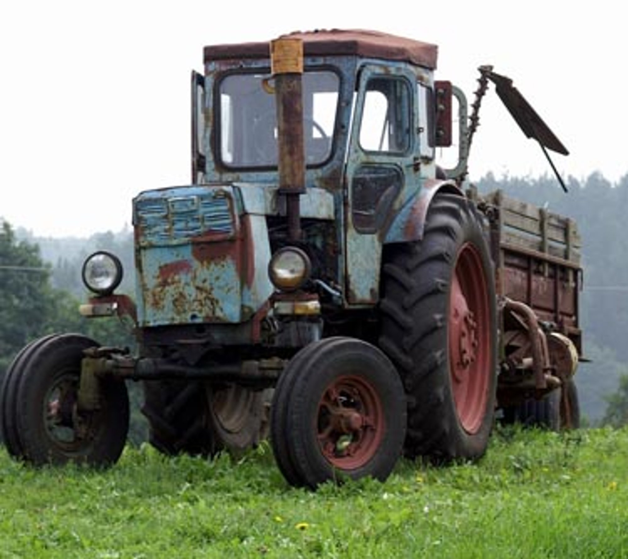 Traktorius mirtinai sužalojo senutę - Delfi