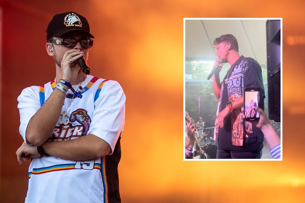 Plinta vaizdo įrašas, kuriame – agresyvus OG Version elgesys su publika koncerte - Delfi veidai