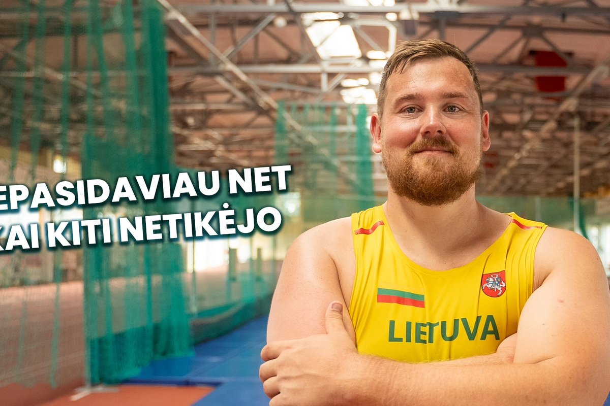 Judėjimo negalią turintis paralimpietis Andrius Skuja: per varžybas ...