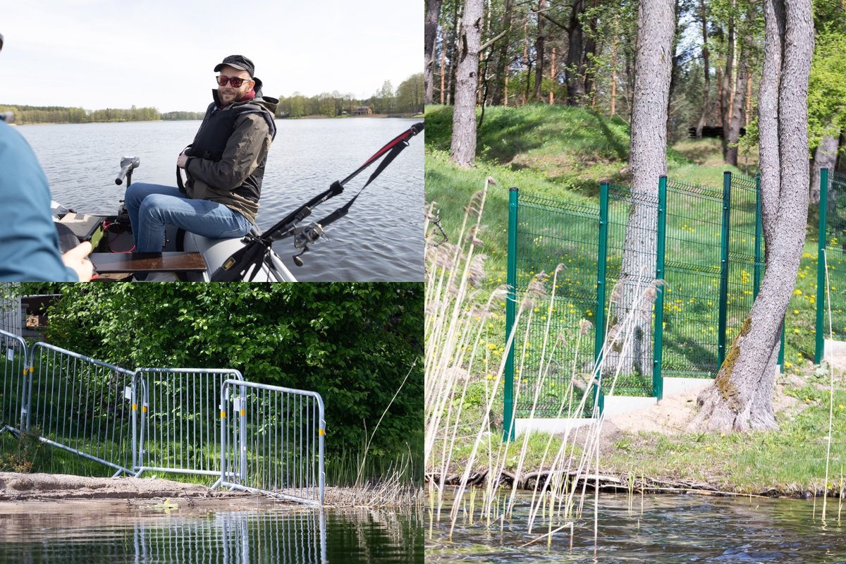 Delfi žurnalistai apiplaukė turtuolių rezervatu vadinamo ežero ...