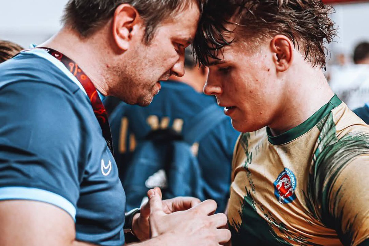 Benediktas Bubelevičius pasidabino Europos imtynių jaunių čempionato ...