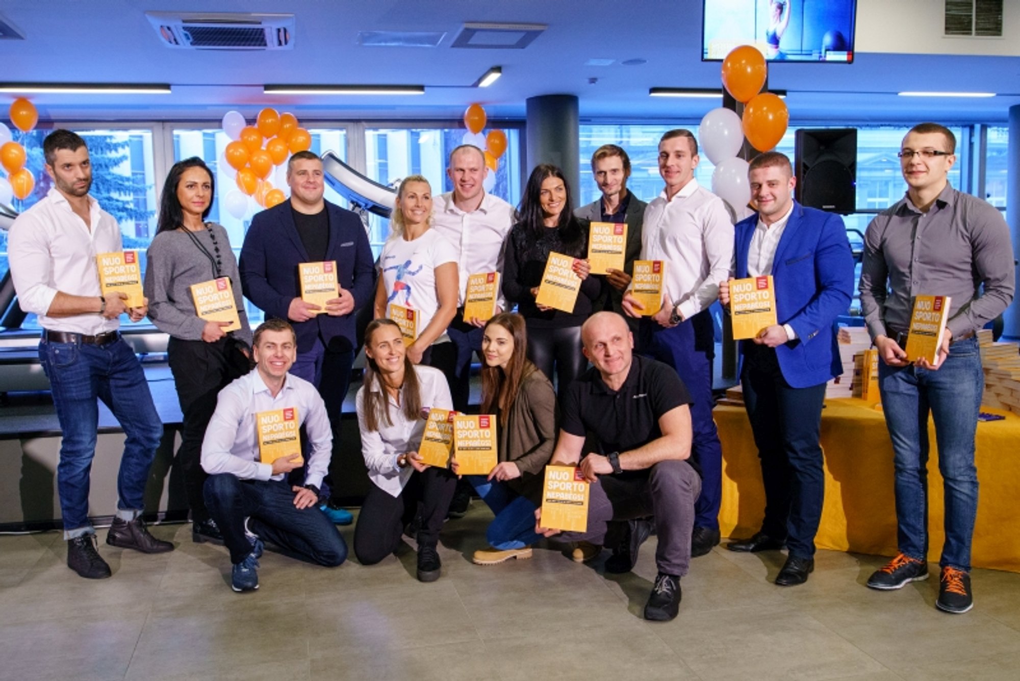 „Impuls“ knygos apie sportą pristatyme – unikalus šokis ant bėgimo ...