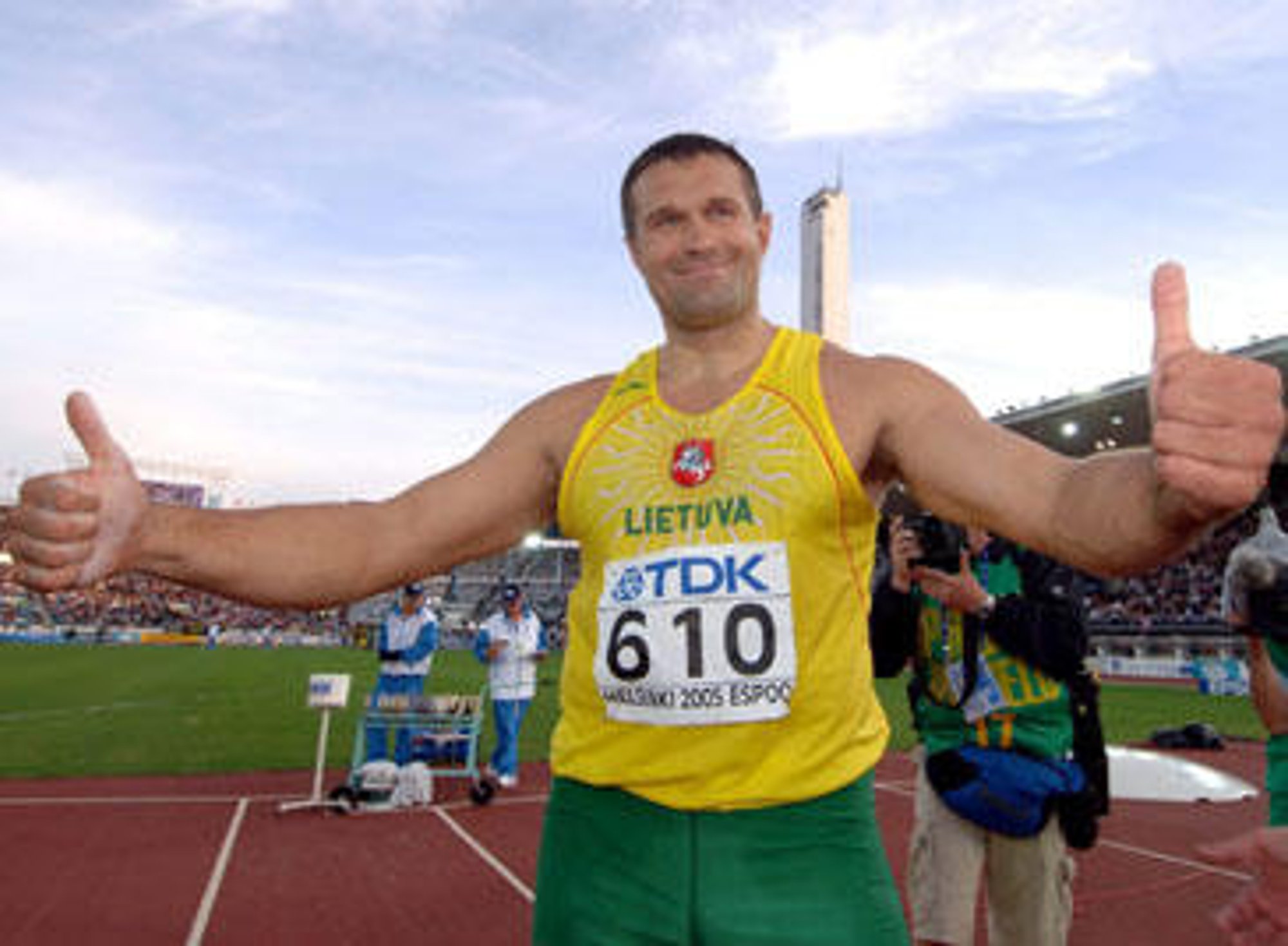 V.Alekna - antrą kartą pasaulio čempionas! - Delfi sportas