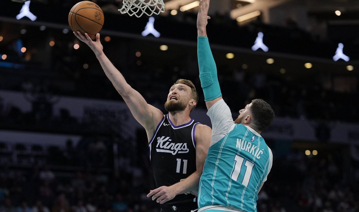 Galingai žaidęs Sabonis su „Kings“ sutriuškino vieną iš NBA autsaiderių - Krepšinis.lt