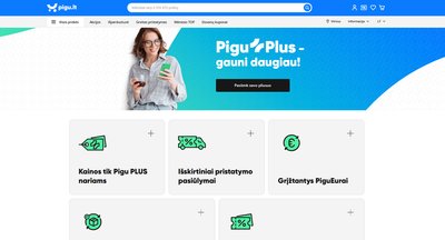 Ištikimiausiems „Pigu.lt“ pirkėjams – lojalumo programa „Pigu PLUS ...