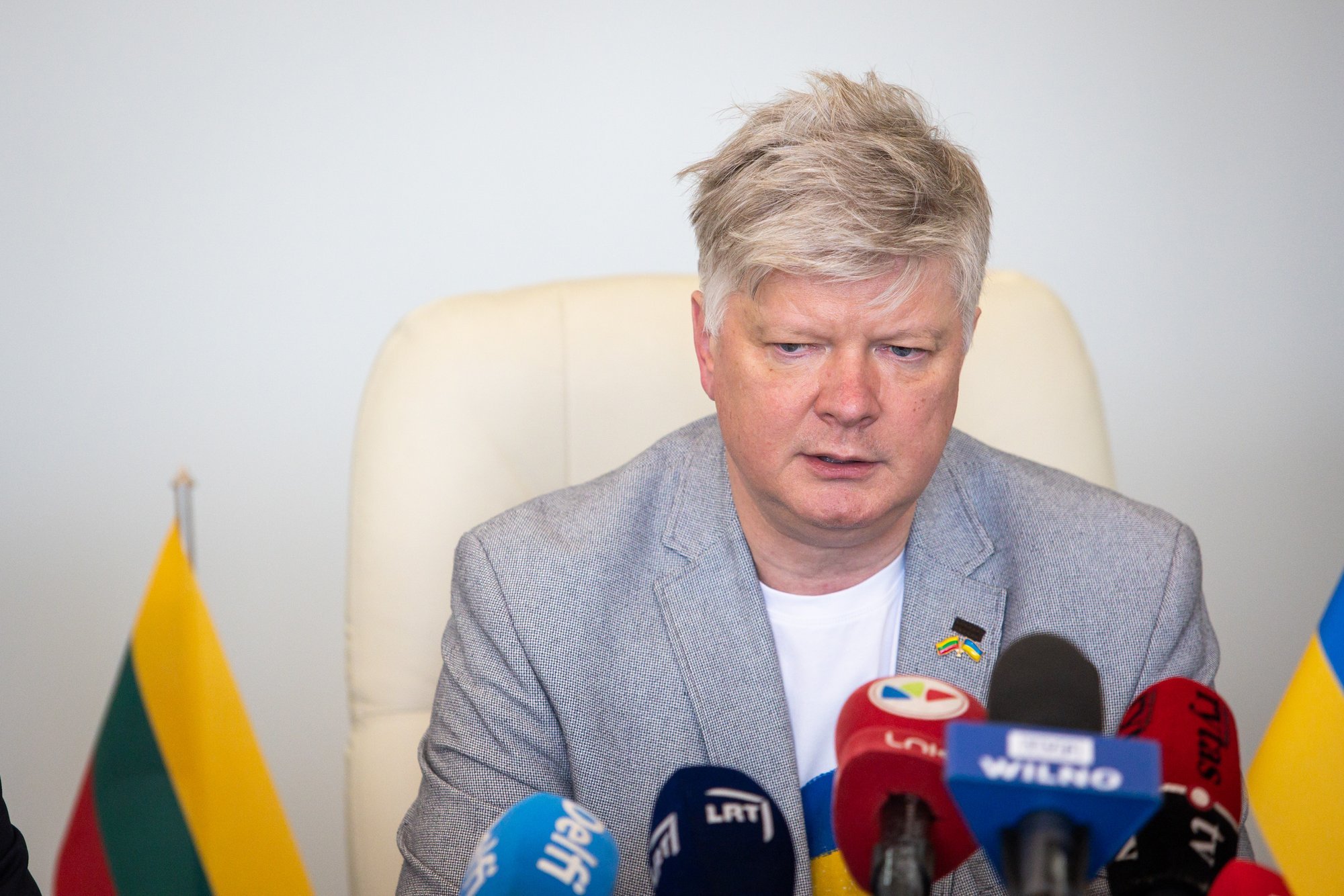 Ministras Navickas: padėdami Ukrainai prisidedame prie pasaulinio ...