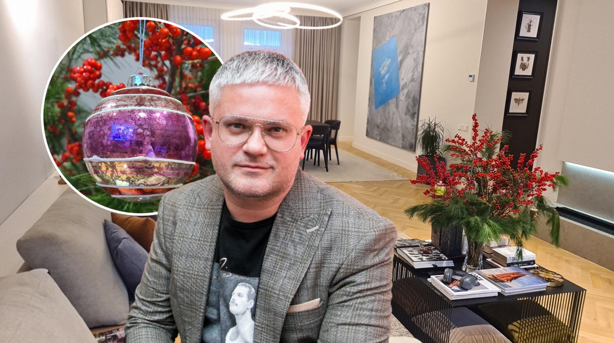 Edvardas Žičkus šiemet namus puošia kitaip: parodė kaip pasimokė iš ...