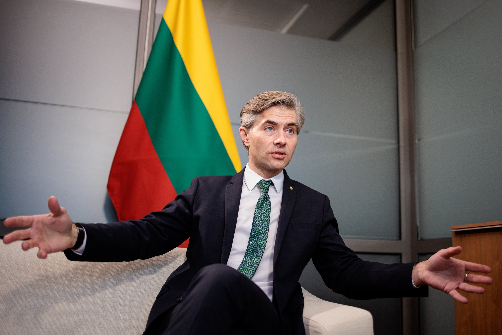 Budrys: reikia ne kalbėtis, o spaudimo priemonių - Delfi