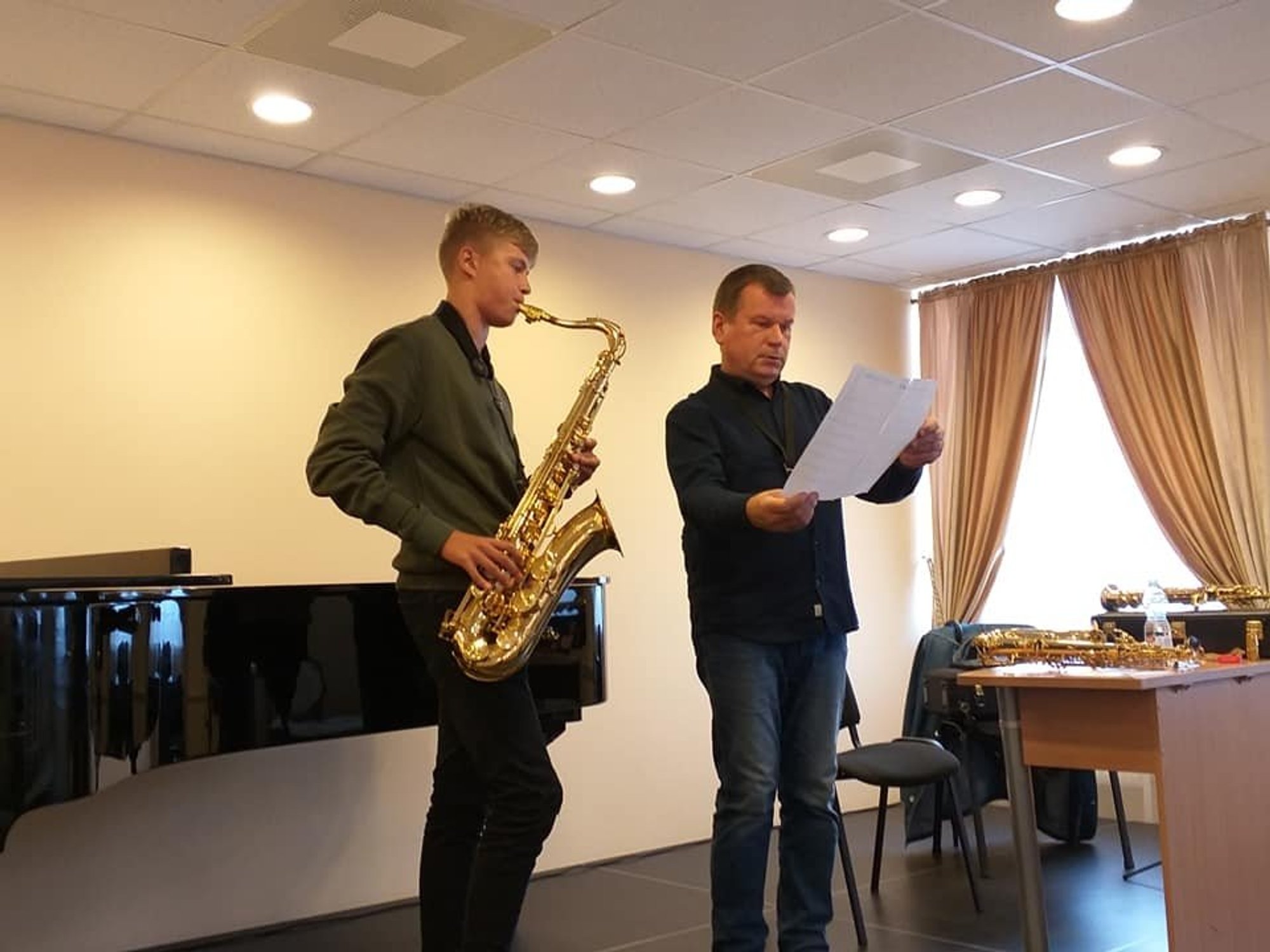 Plungės kultūros centras surengė unikalią kūrybinę saksofono ...