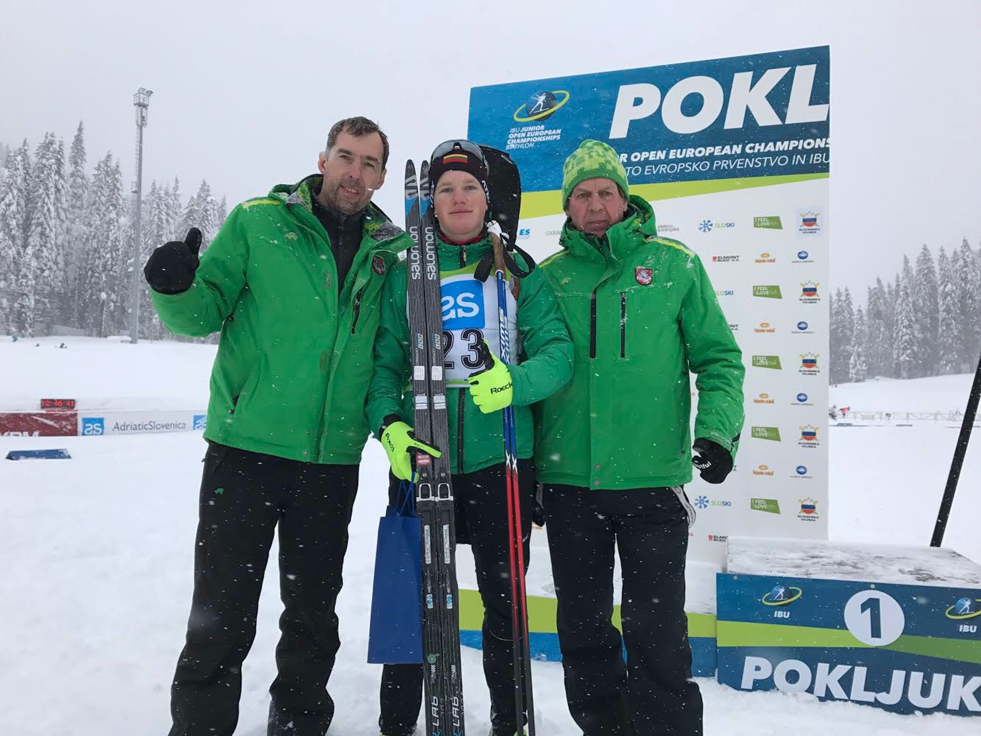 118 biatlonininkų pranokęs Linas Banys – šalia Europos jaunimo ...