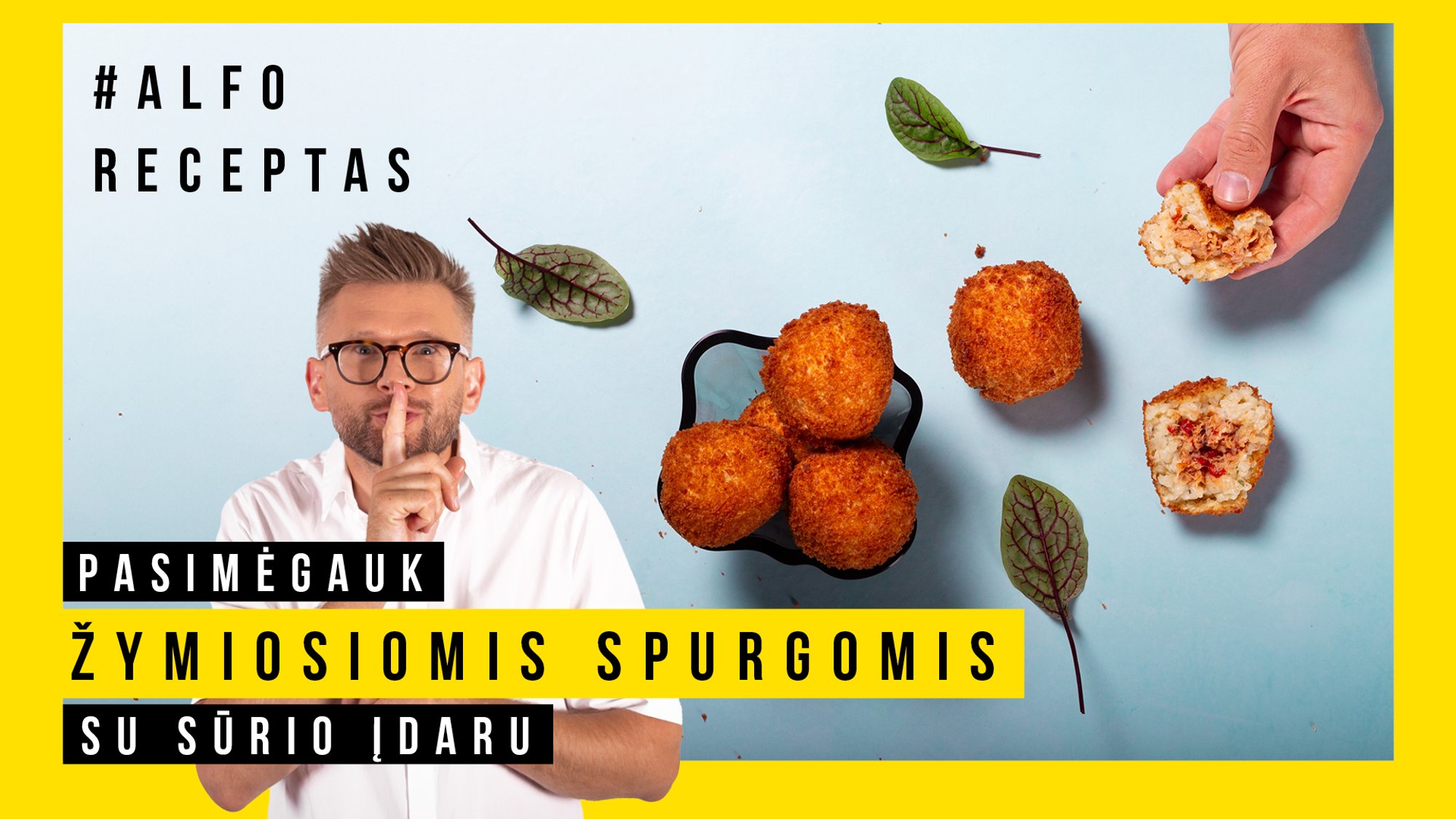 Alfo receptas. Ryžių spurgos su sūrio įdaru lyg arančinai - Delfi TV