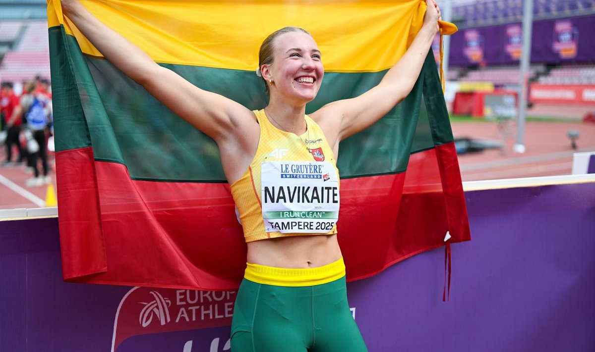Lietuvos ieties metikė pasidabino Europos jaunimo bronza - Delfi sportas