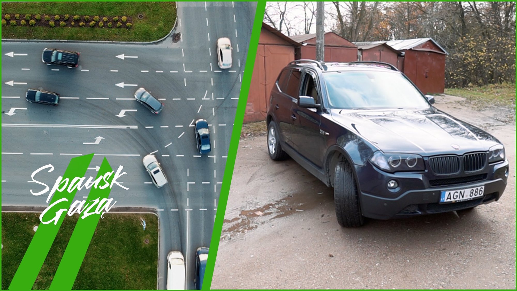 Spausk gazą: BMW X3 ir sankryža, kur 99 proc. važiuoja neteisingai ...