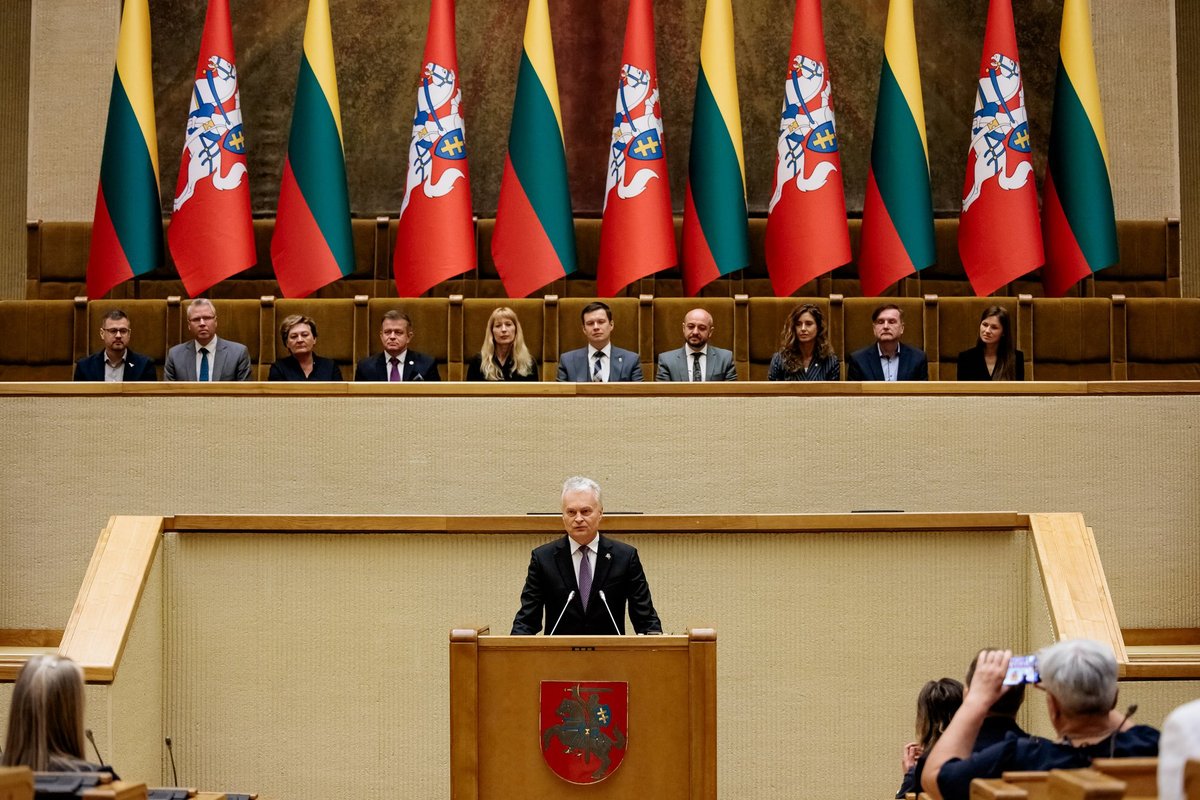 Lietuvos prezidento Gitano Nausėdos inauguracija - Delfi TV