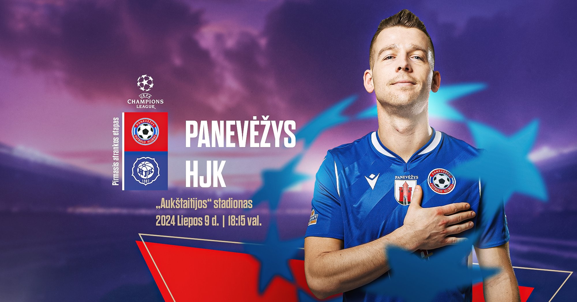 UEFA Čempionų lygos atrankos rungtynės: FK PANEVĖŽYS - HJK HELSINKI ...