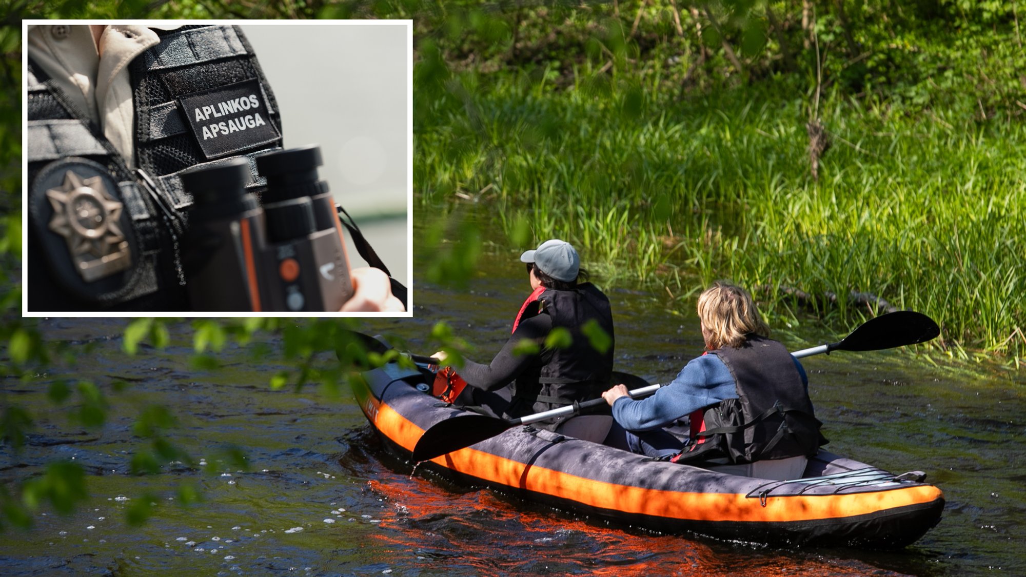 Atsakė, kaip tikrinami Ūlos upe baidarėmis plaukiančiųjų leidimai ...