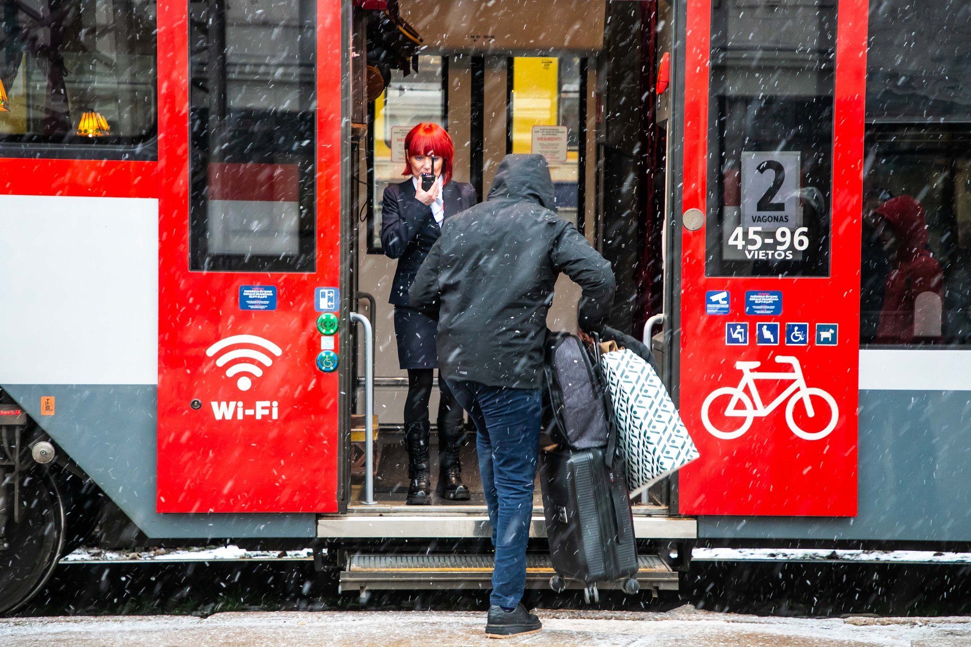 Two Belarusian Citizens Got Off Transit Train In Vilnius Delfi En
