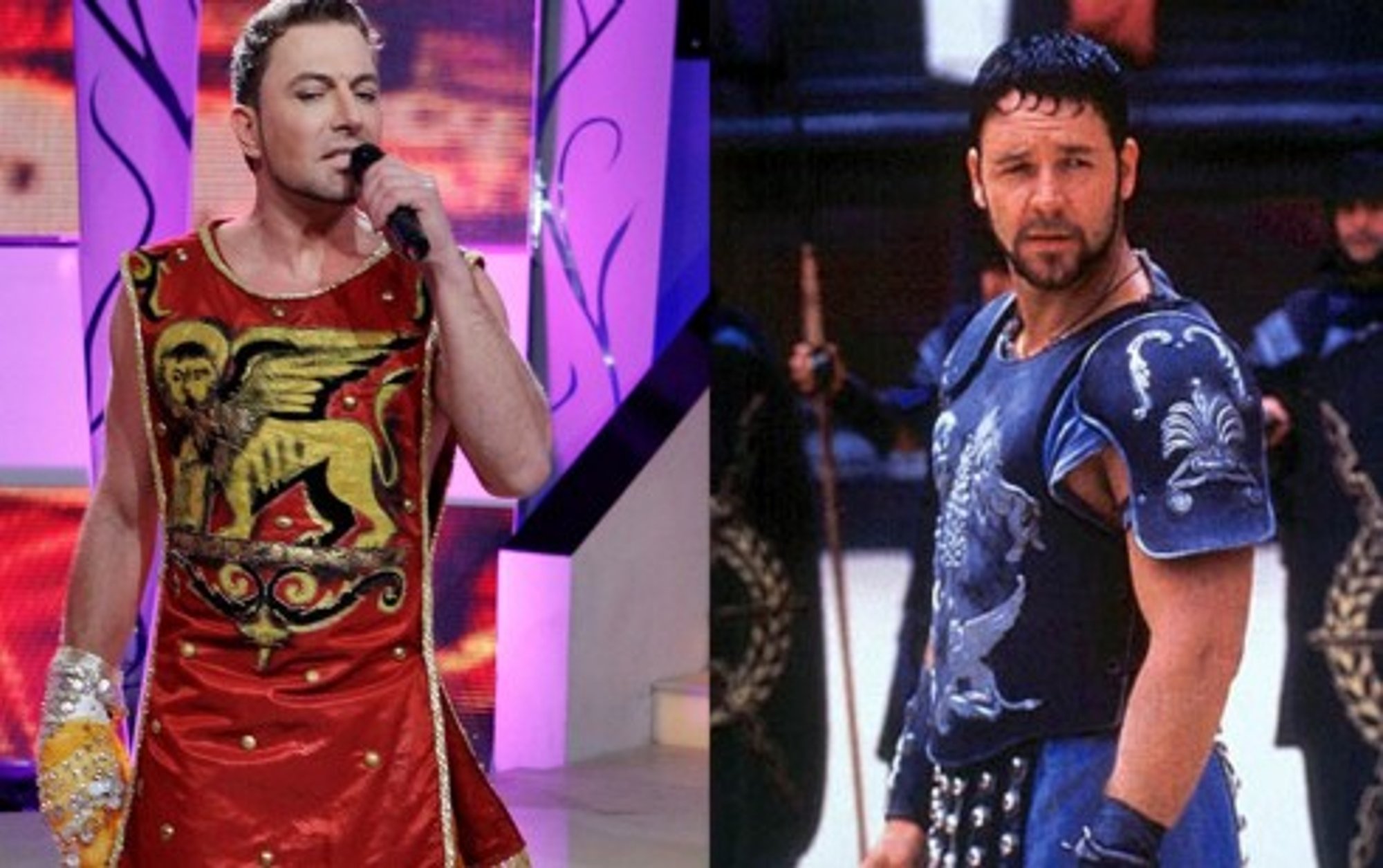 Sužibėjęs Gladiatoriaus amplua M. Gelažnikas nušluostė nosį R. Crowe ...