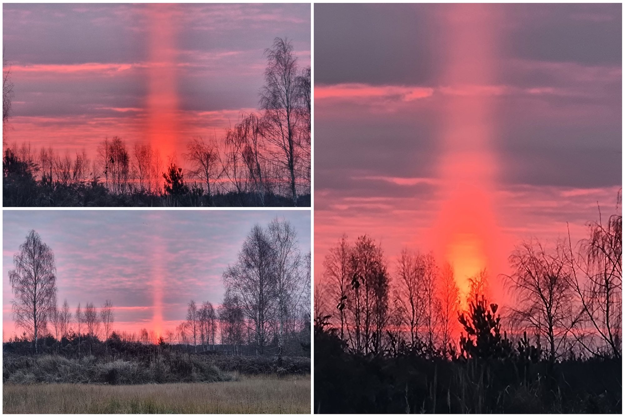 Užfiksavo fantastišką vaizdą Saulei tekant – dangus liepsnote liepsnojo ...