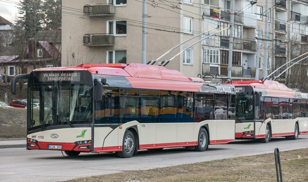 Vienintelis troleibusas, nuo kurio priklauso viso Vilniaus eismas ...