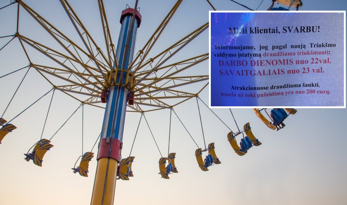 Šventosios atrakcionuose draudžiama šūkauti – kada grės bauda? - Delfi ...