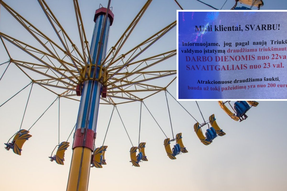 Šventosios atrakcionuose draudžiama šūkauti – kada grės bauda? - Delfi ...