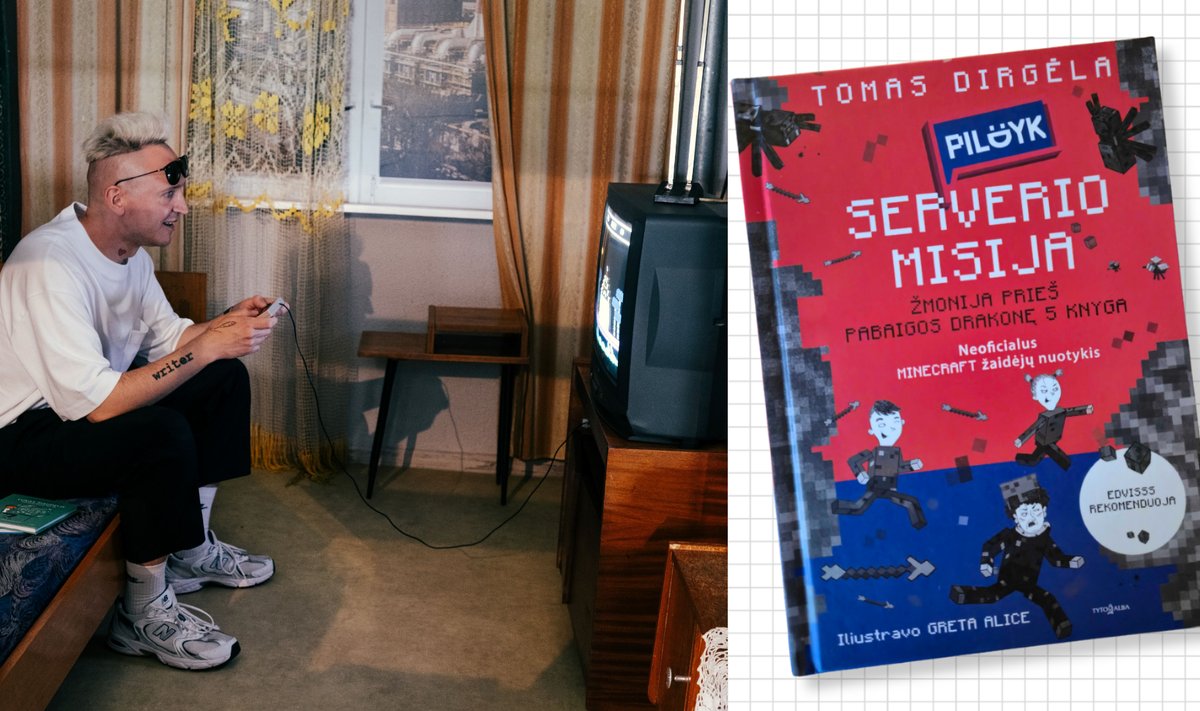 „Minecraft“ pasaulis persikelia į knygą: T. Dirgėla ir „PILDYK ...