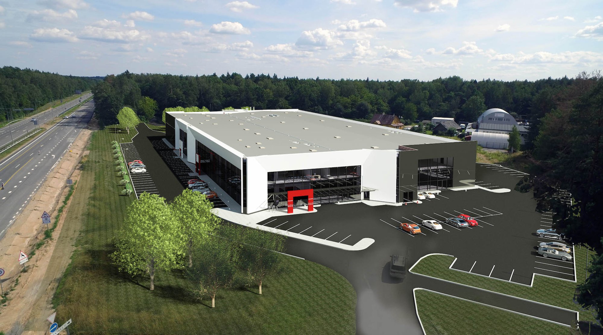 „Tokvila“ plečiasi – pradedamas statyti didžiausias Lietuvoje „Toyota ...