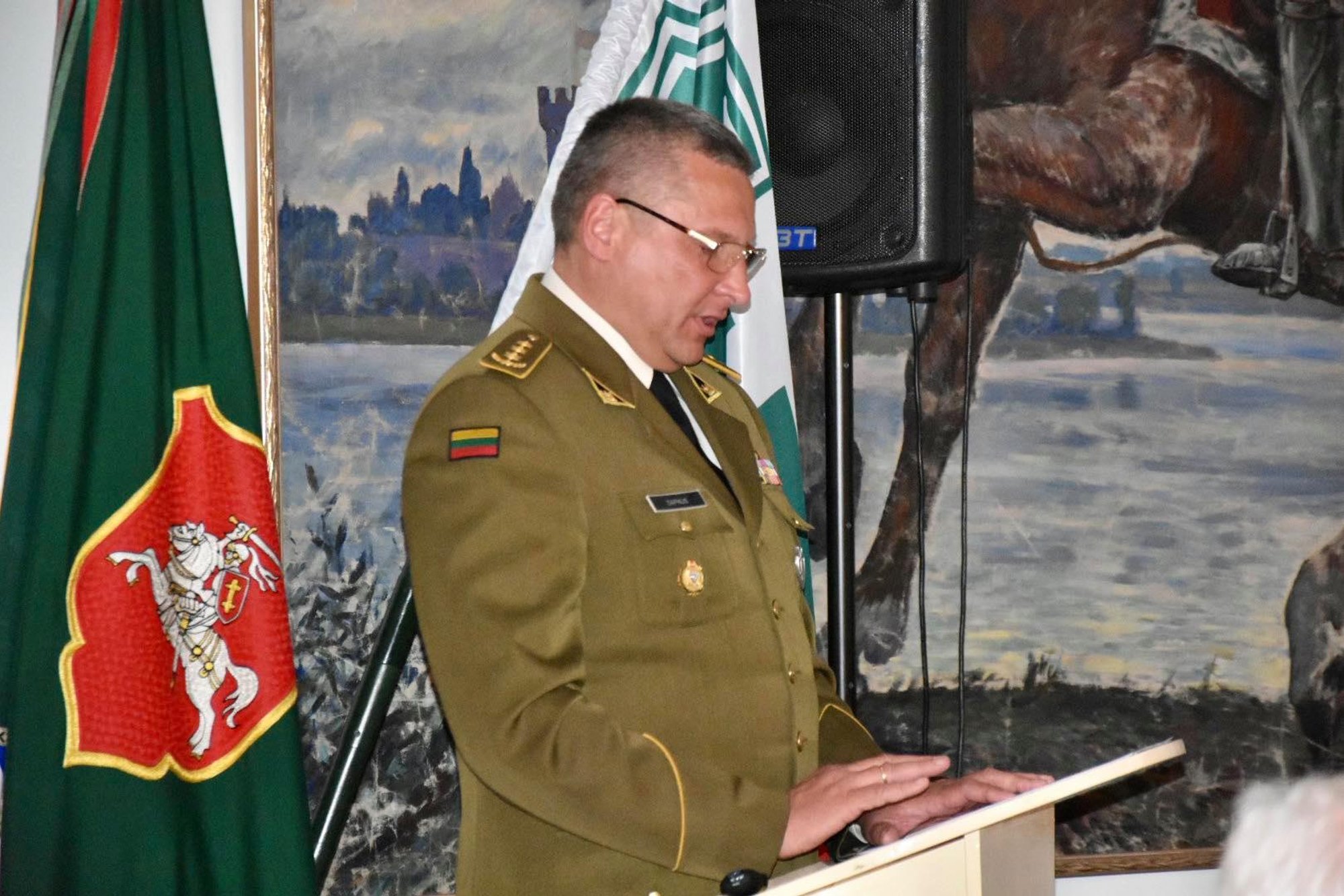 Lietuvos šauliams vadovaus pulkininkas Dapkus - Delfi