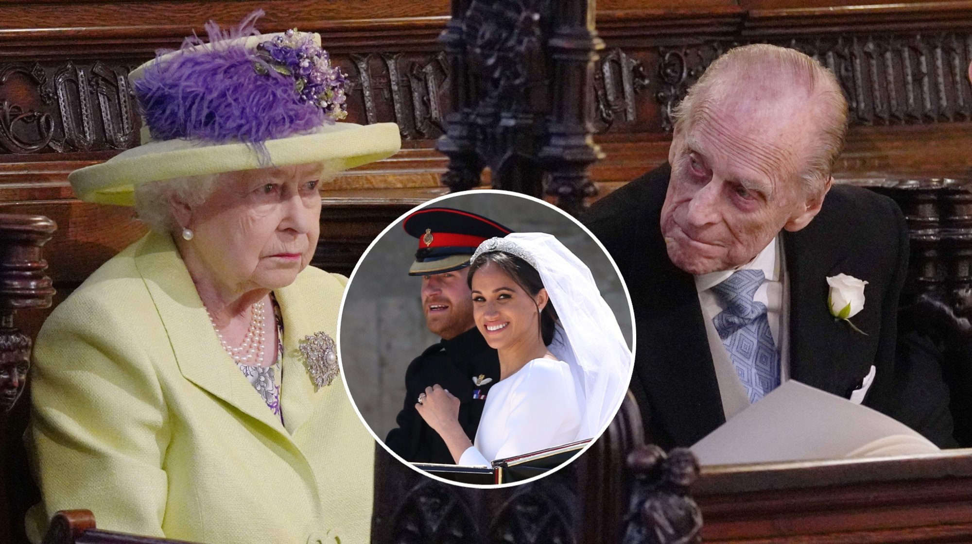 Per Harry ir Meghan vestuves – grubi princo Philipo pastaba karalienei ...