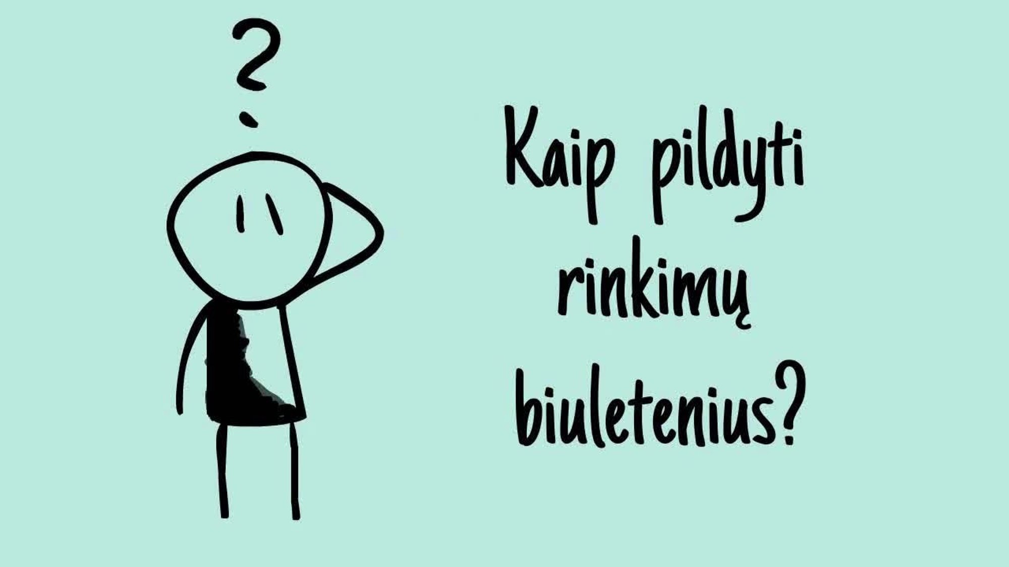 Kaip taisyklingai pildyti rinkimų biuletenį - Delfi TV