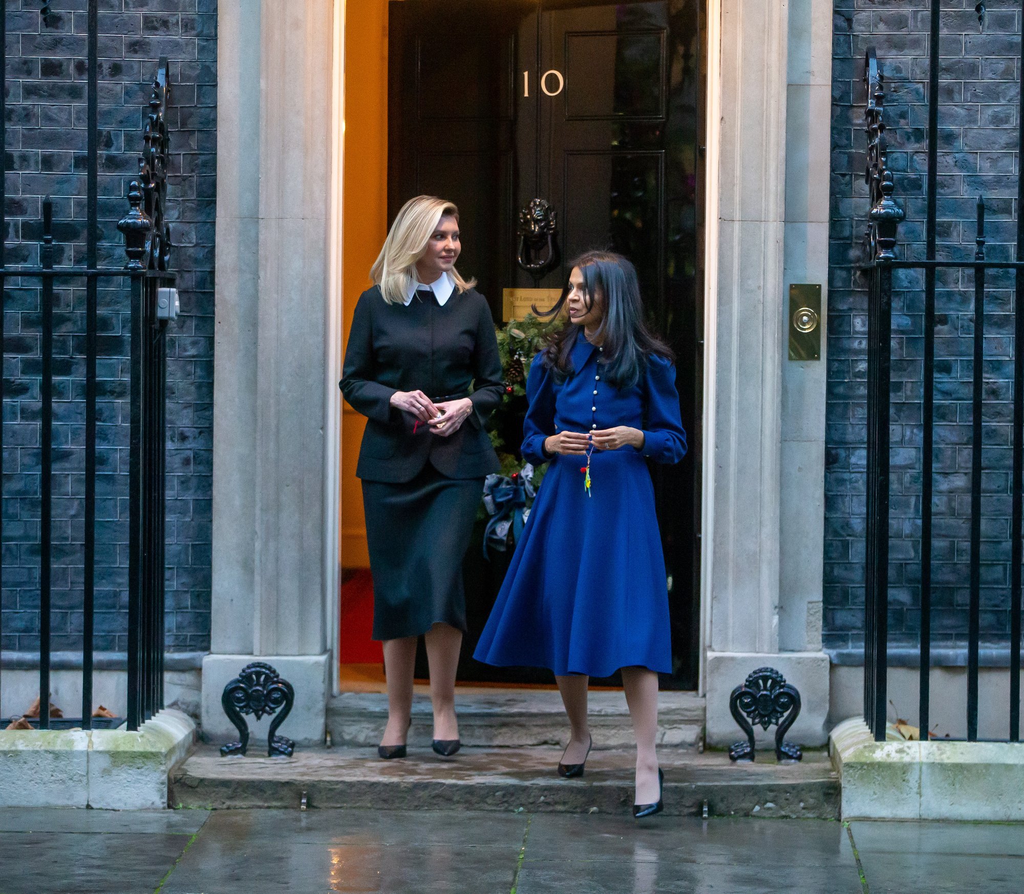 Viešėdama Londone Ukrainos pirmoji ponia apsilankė Dauning Stryte - Delfi