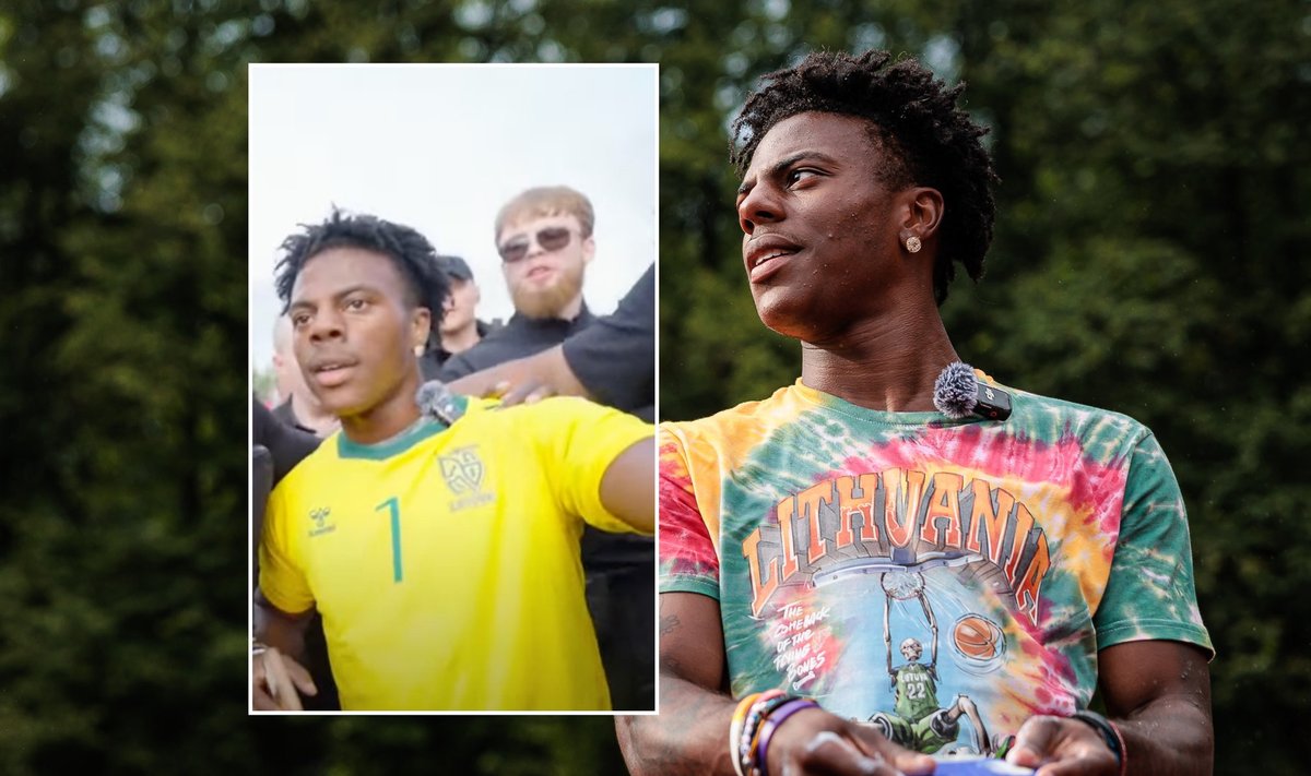 Iš paskos IShowSpeed ėjęs Dominykas Dirkstys laidė necenzūrinę leksiką ...