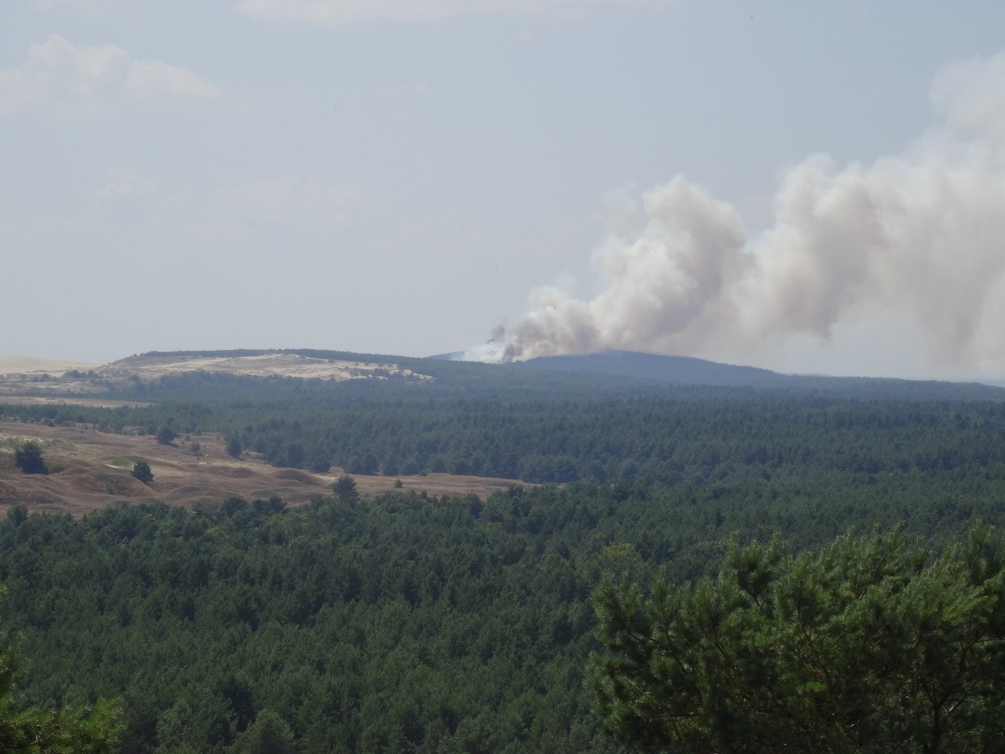 Fire breaks out on Russian side of Curonian Spit - Delfi EN