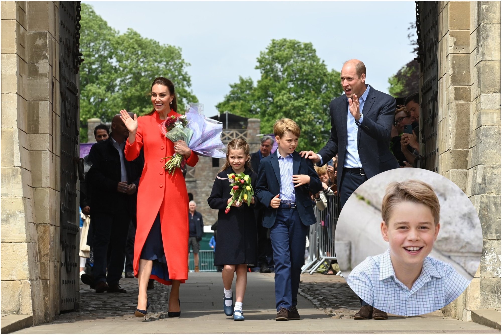 Princui George'ui – 10: Kate Middleton ir princas Williamas parodė ...