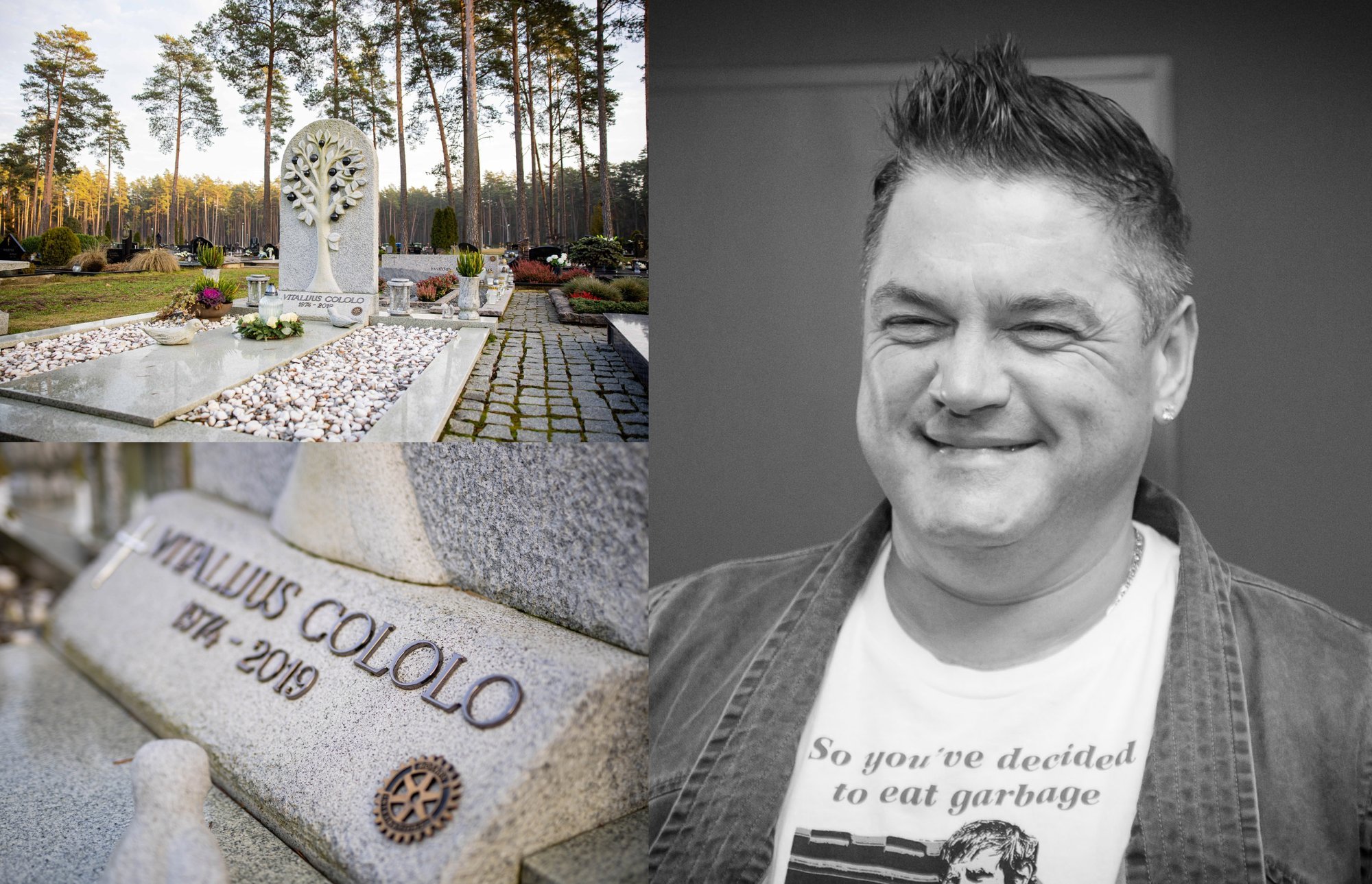 Ant šviesios Vitalijaus Cololo kapavietės – ypatingas ženkliukas ir ...