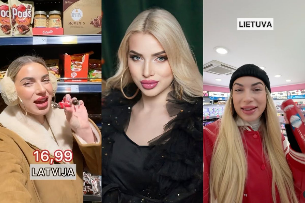 Influencerė palygino kainas Lietuvoje ir Latvijoje: skirtumai stulbina ...