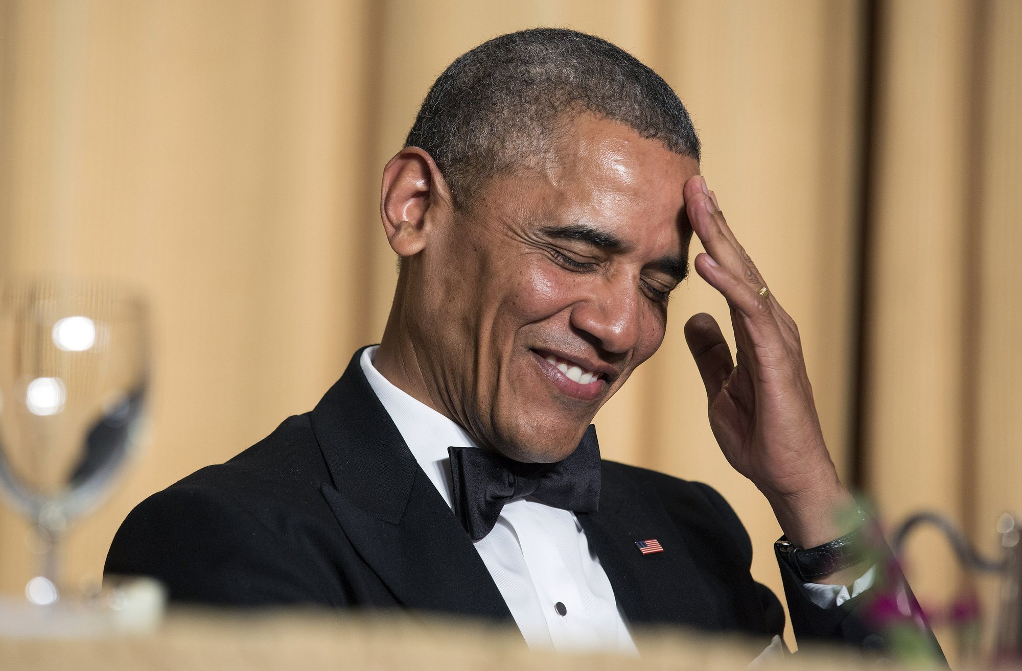 Nevykęs B. Obamos juokelis žaibiškai išplito internete - Delfi