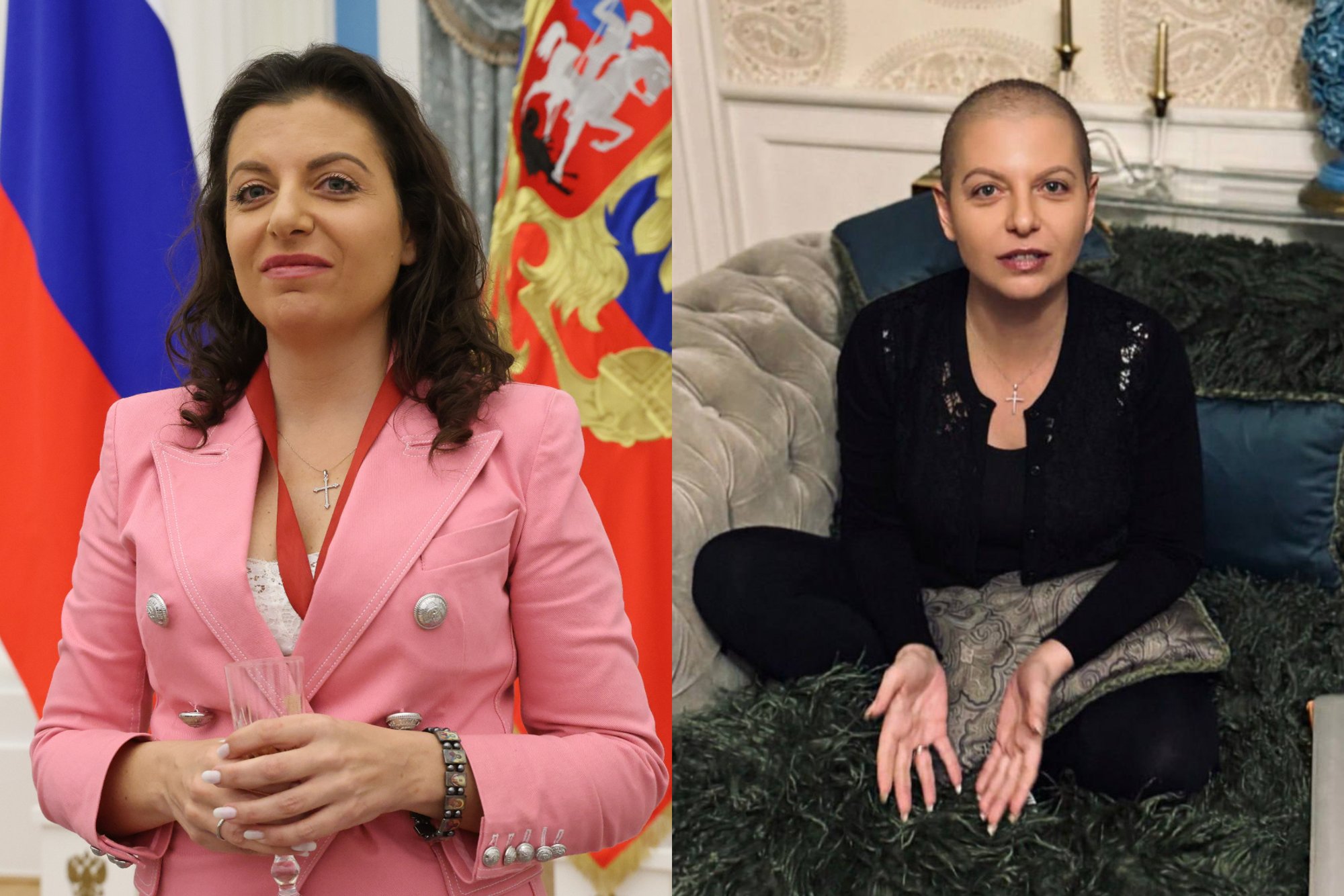Rusijos propagandistė Margarita Simonian – sunkiai atpažįstama - Delfi