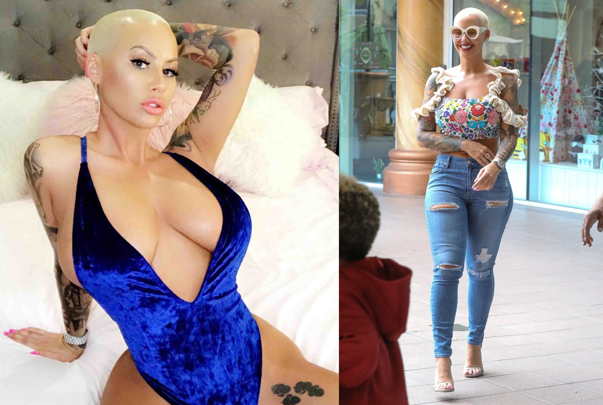 Skandalingoji Amber Rose – neatpažįstama: pademonstravo dar nematytą įvaizdį - Delfi veidai