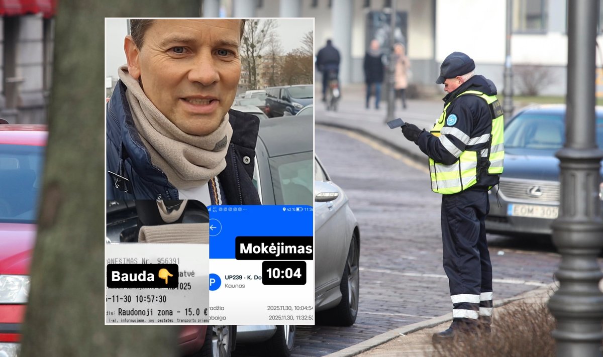 Nerijus Juška pakliuvo į absurdišką situaciją: sumokėjo už stovėjimą ...