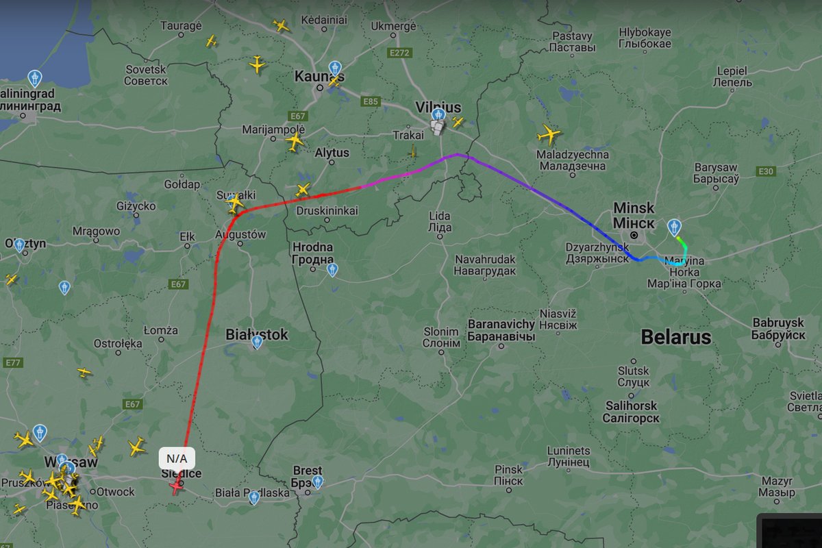 Orlaivis iš Baltarusijos įskrido į Lietuvą – paaiškino, kodėl ...
